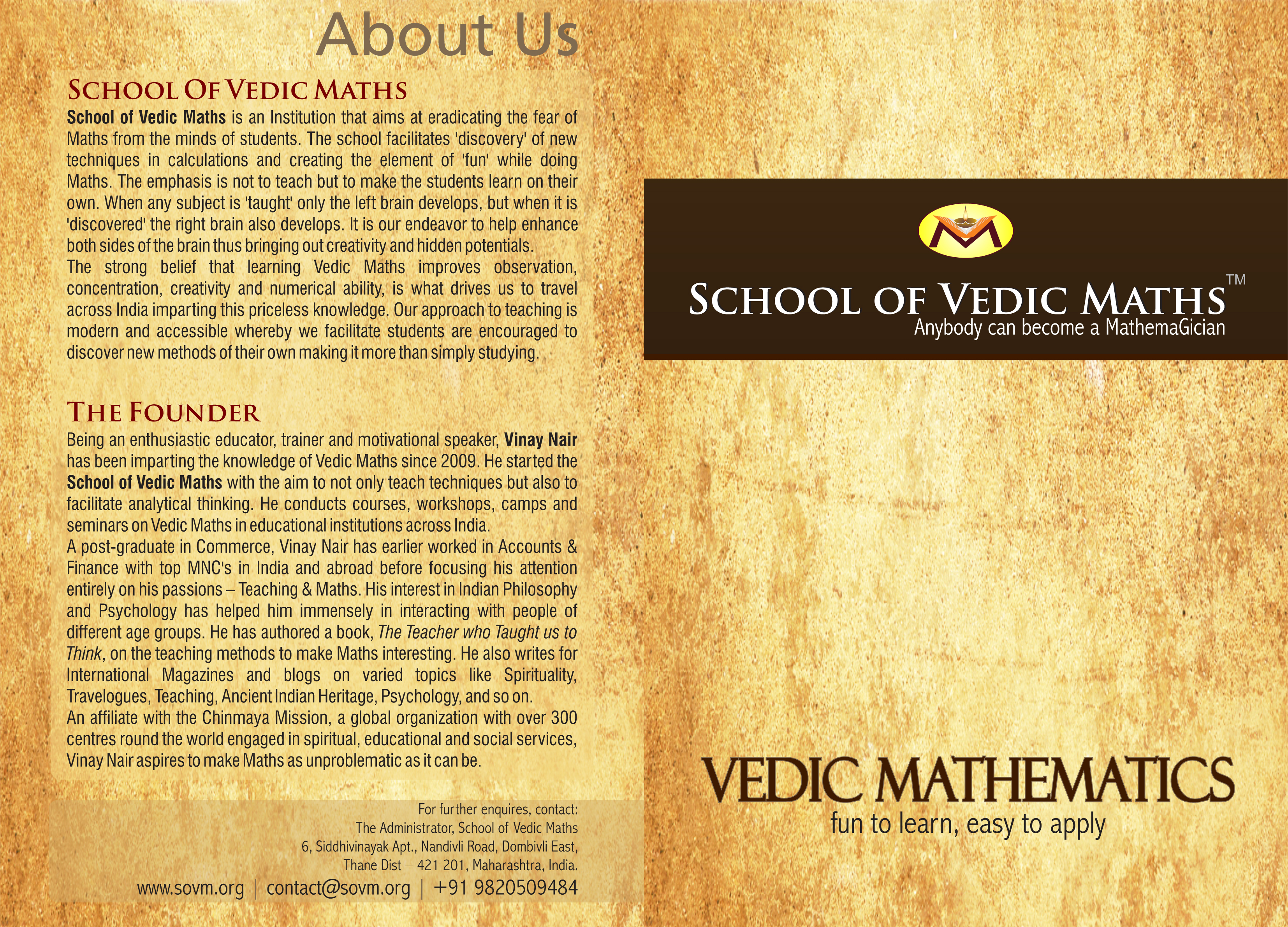 School of Vedic Maths